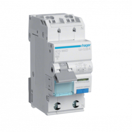 Disjoncteur FI/LS Hager 1P+N, 6kA, C-16A, 30mA